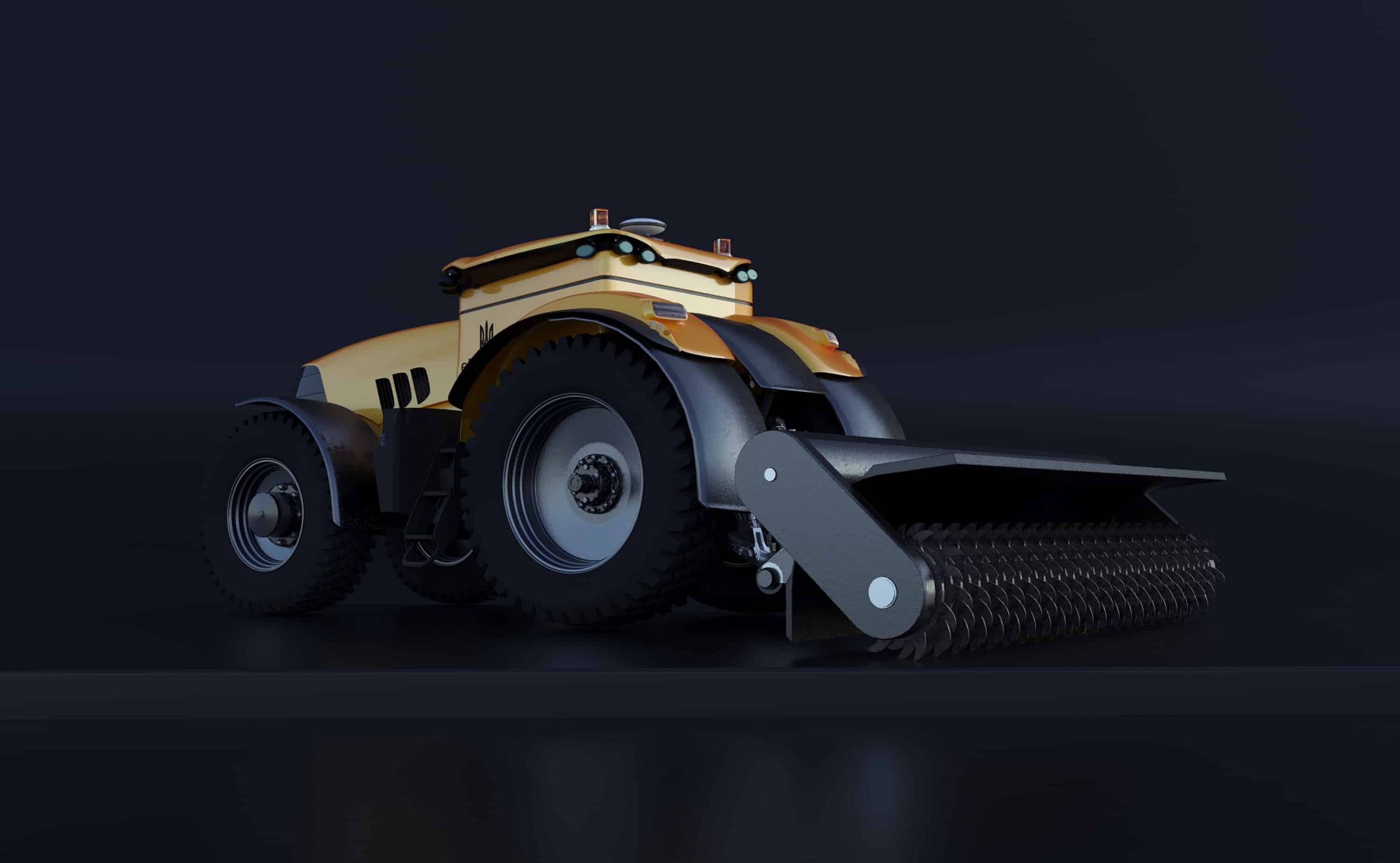 Ukrajnában vezető nélküli traktort fejlesztenek a termőföldek ...